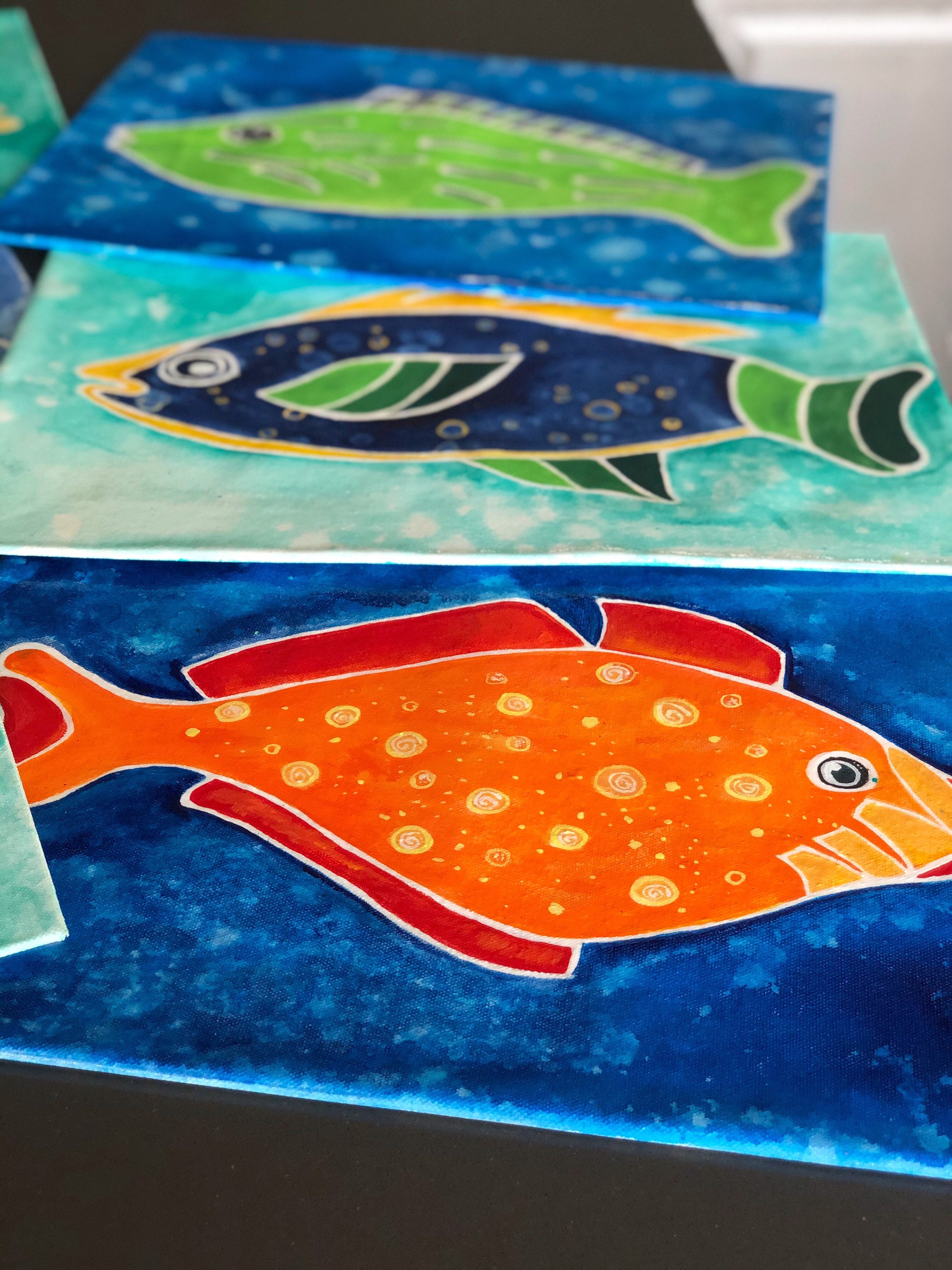 Aloha Fish Placemats (set of 6) - Etsy