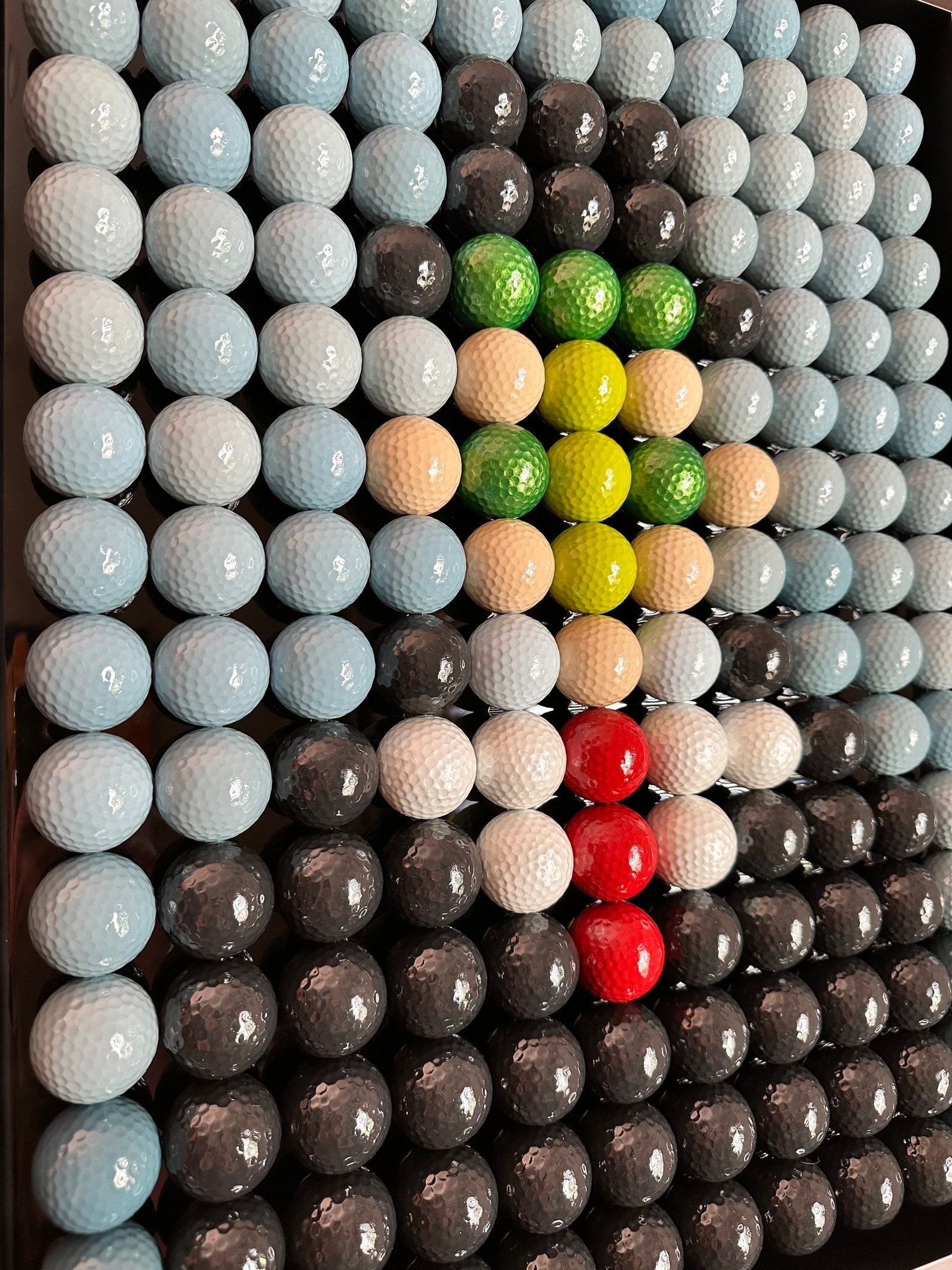 Golf Ball Wall Art | “the Masters” Collection | Sort of Son of Man - Etsy
