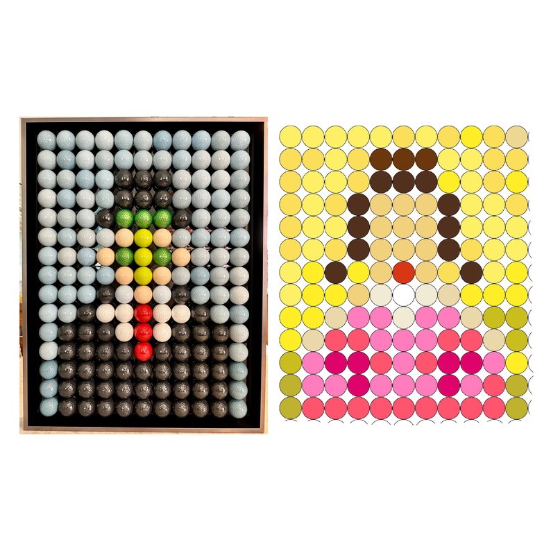 Golf Ball Wall Art | “the Masters” Collection | Sort of Son of Man - Etsy