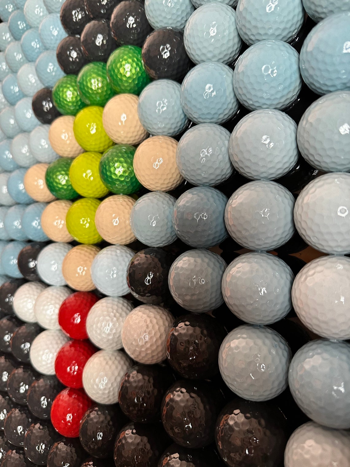 Golf Ball Wall Art the Masters Collection Sort of Son of Man - Etsy
