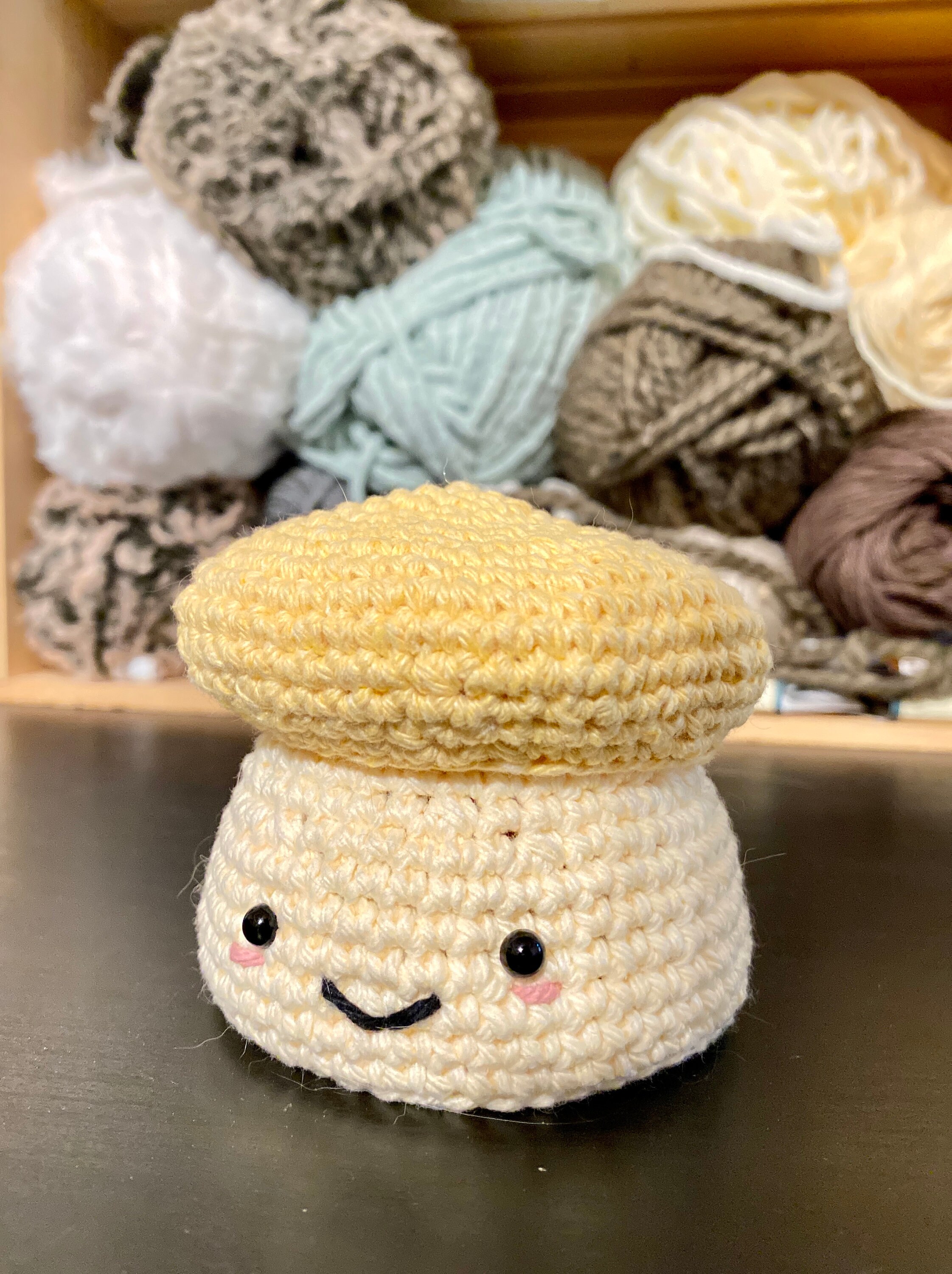 Mushroom Trinket Box Crochet Pattern - Etsy