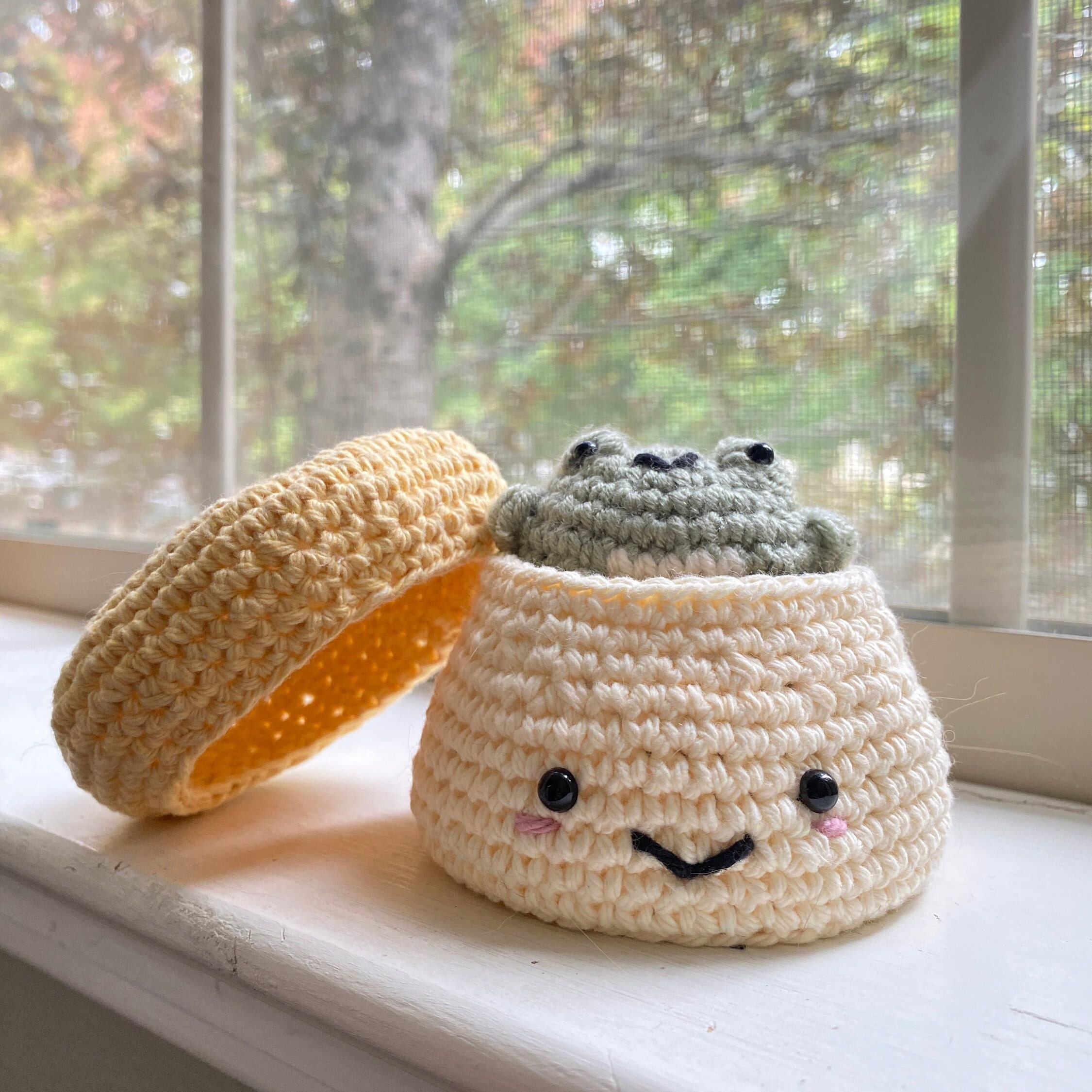 Mushroom Trinket Box Crochet Pattern - Etsy