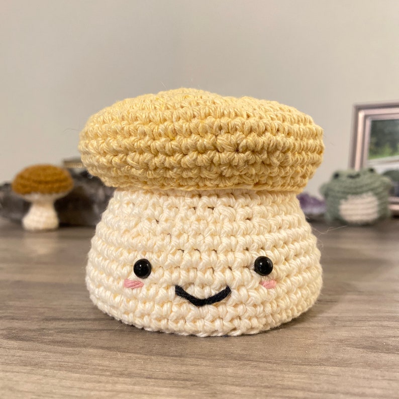 Mushroom Trinket Box Crochet Pattern - Etsy