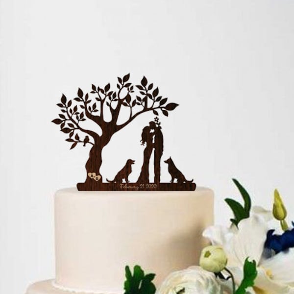 Tree Cake Topper - Etsy