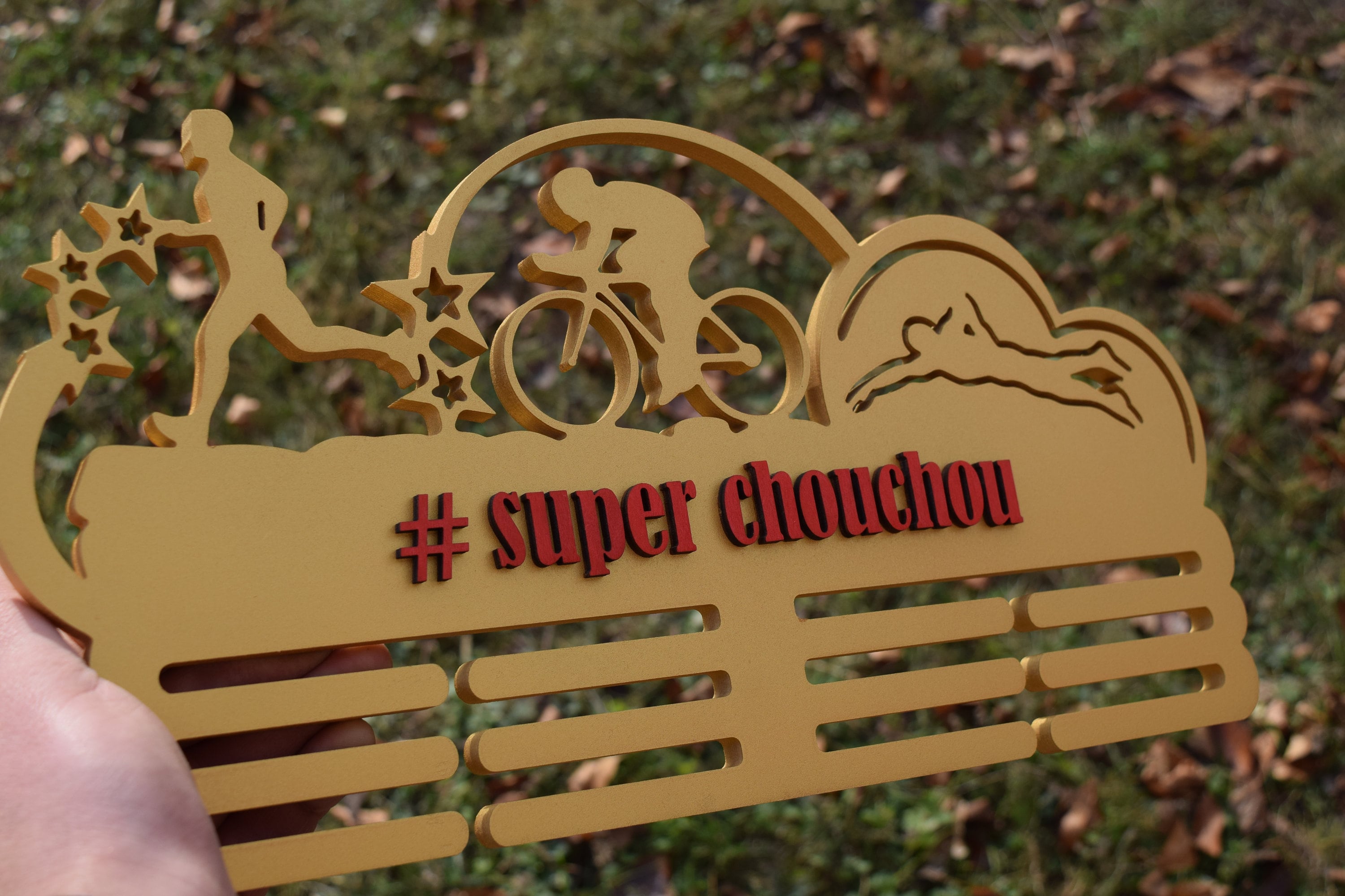 Triathlon Medal Rack Running Medal Holder Marathon Medal | Etsy