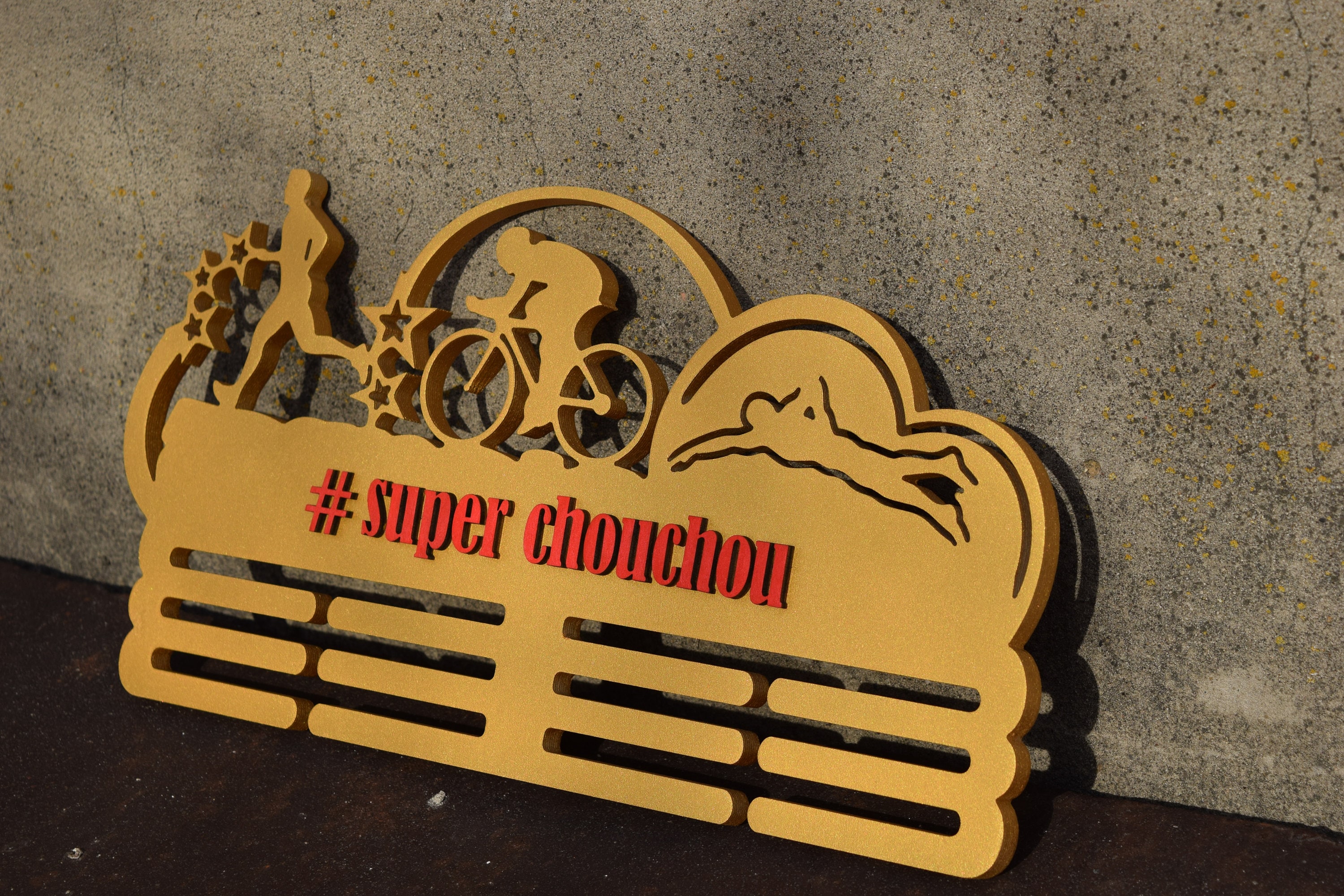 Triathlon Medal Rack Running Medal Holder Marathon Medal | Etsy