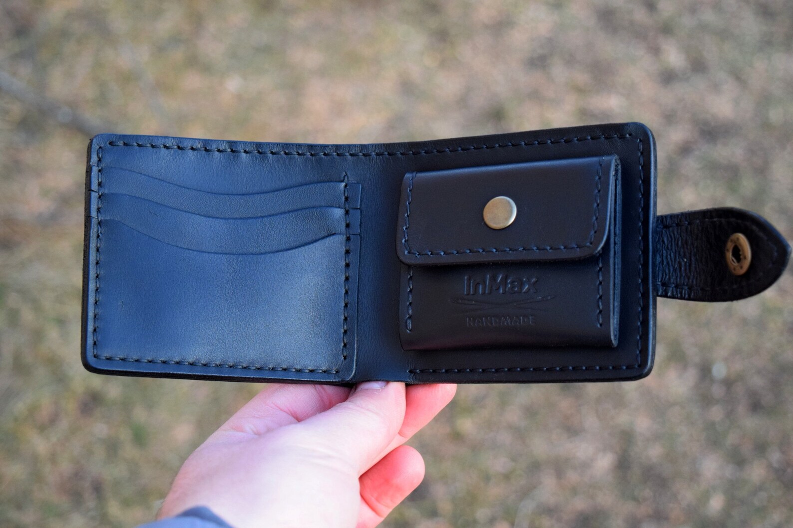 Engraved Wallet Personalized Leather Wallet for Mens - Etsy