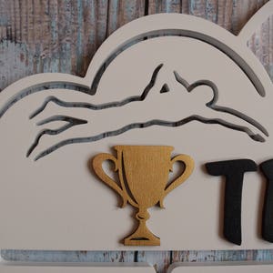 Triathlon Figure Running Medal Holder Triathlon Medal Rack Triathlon ...