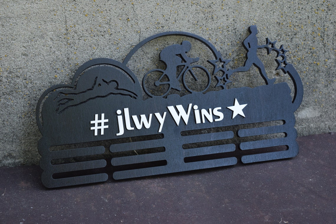 Triathlon Medal Rack Marathon Medal Display Running Medal - Etsy