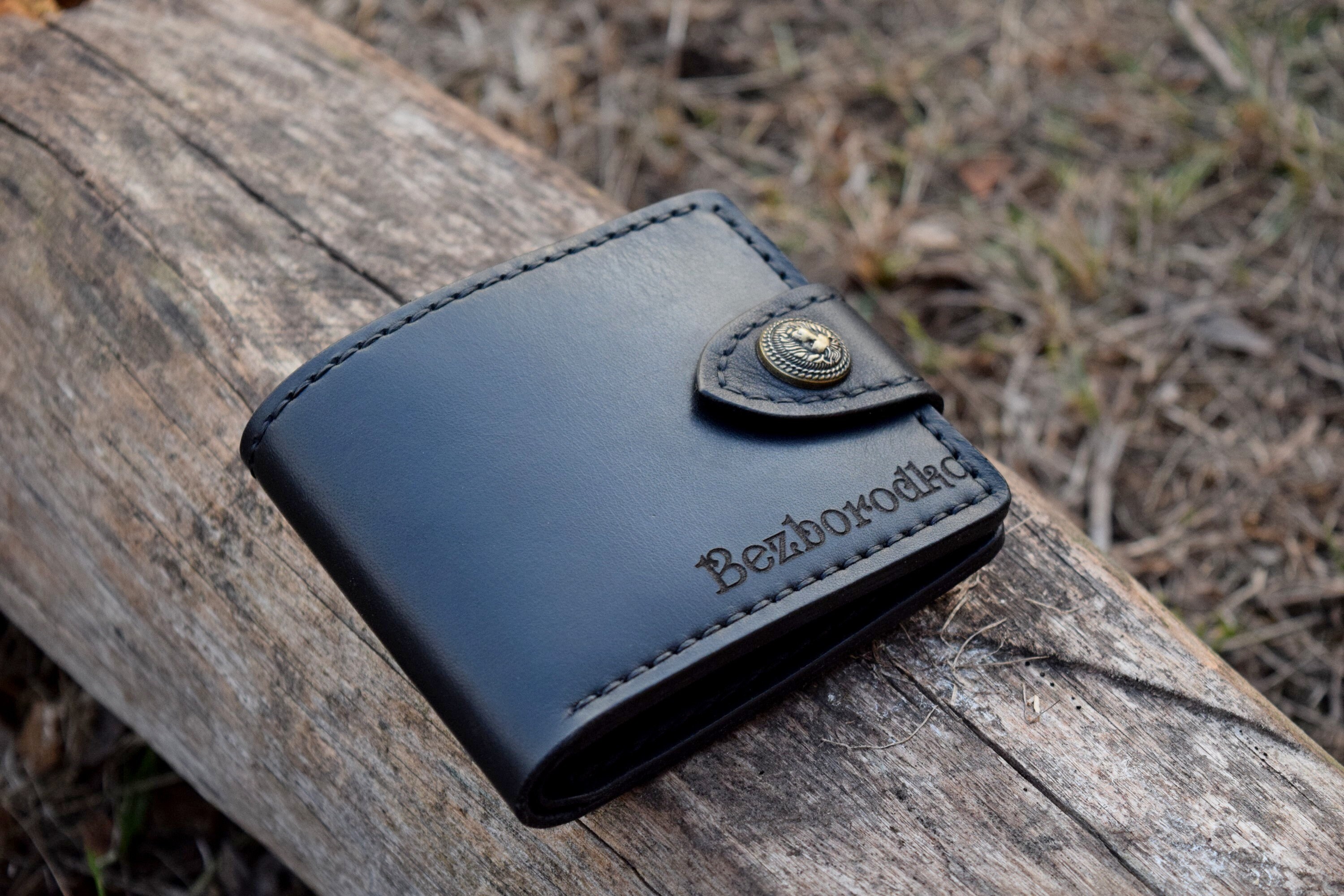 Engraved Wallet Personalized Leather Wallet for Mens - Etsy