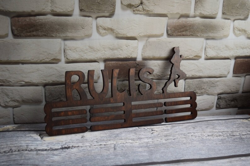 Running medal holder name medal display personalized medal | Etsy