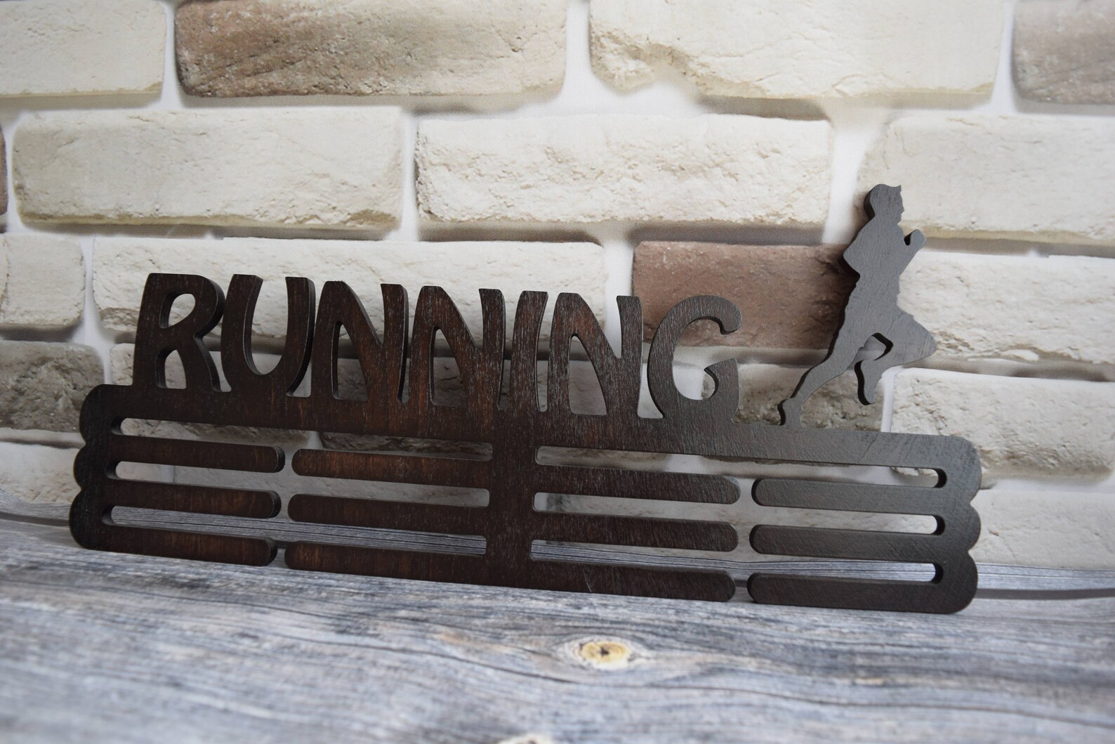 Personalized Running Medal Holder Personalized Medal Display | Etsy