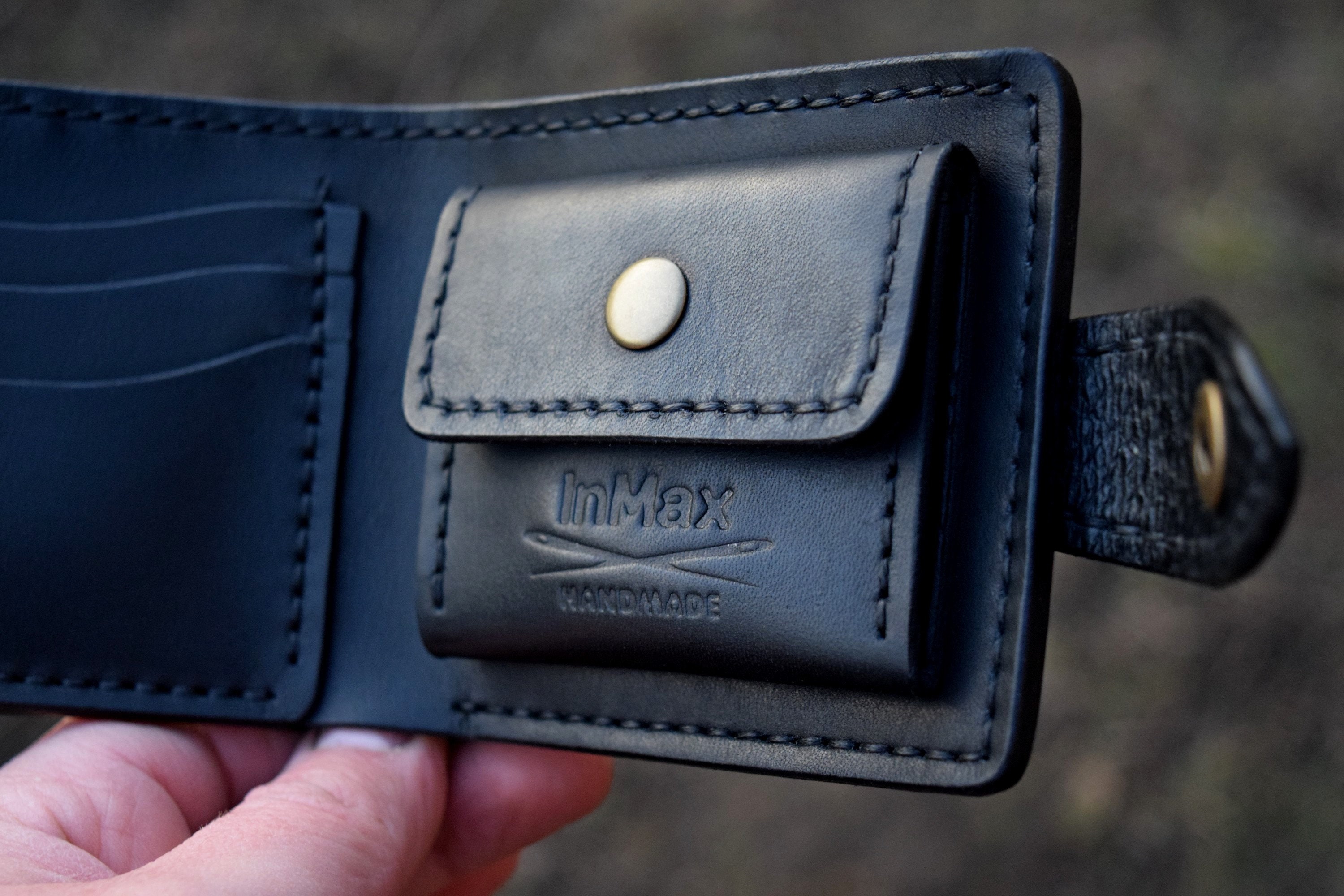 Engraved Wallet Personalized Leather Wallet for Mens - Etsy