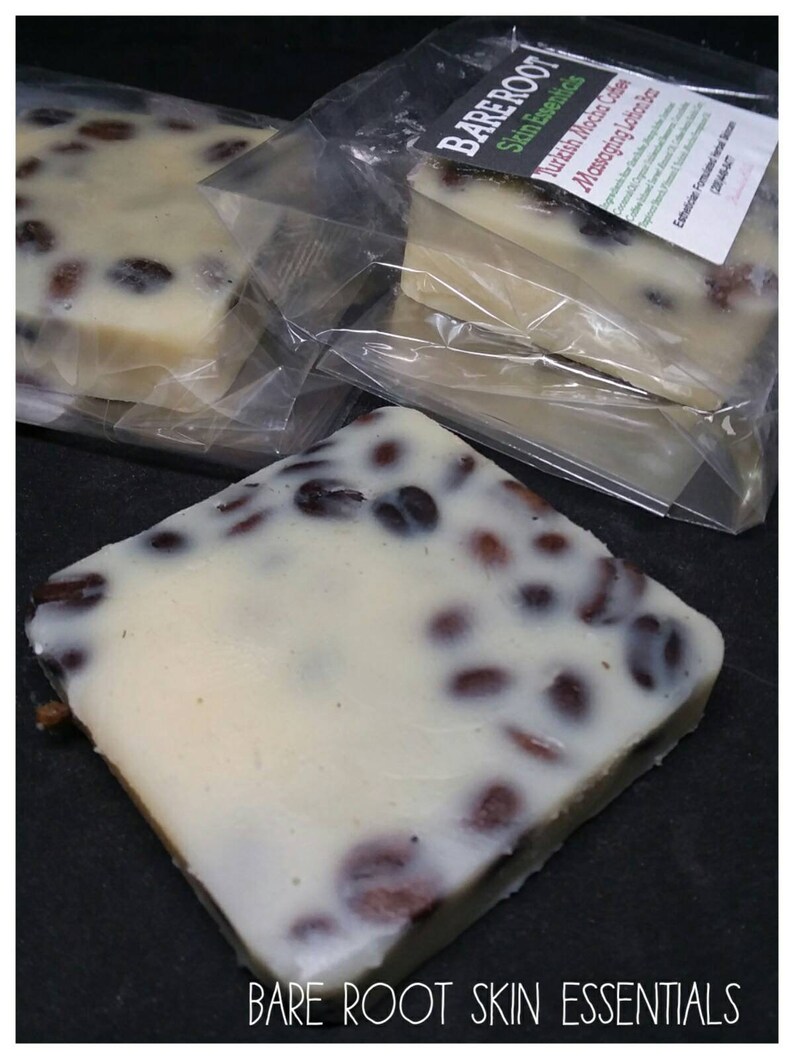 Turkish Mocha Coffee Solid Lotion Bar,massage, Body Butter, Moisturizer ...
