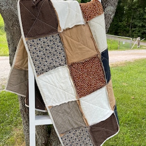 Handmade Queen Size Rag Quilt - Etsy