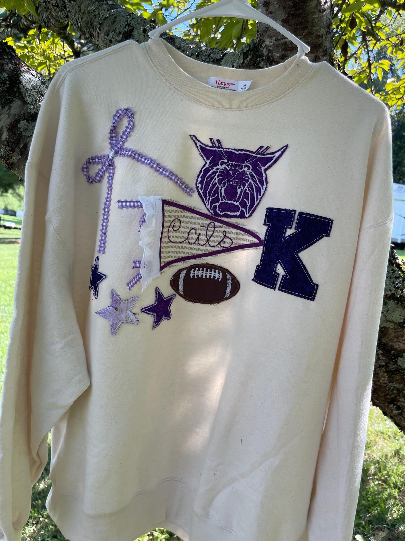 Handmade, Custom Embroidered Sports Team Sweatshirt / Can Do Any Team ...