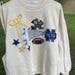 Handmade, Custom Embroidered Sports Team Sweatshirt / Can Do Any Team ...