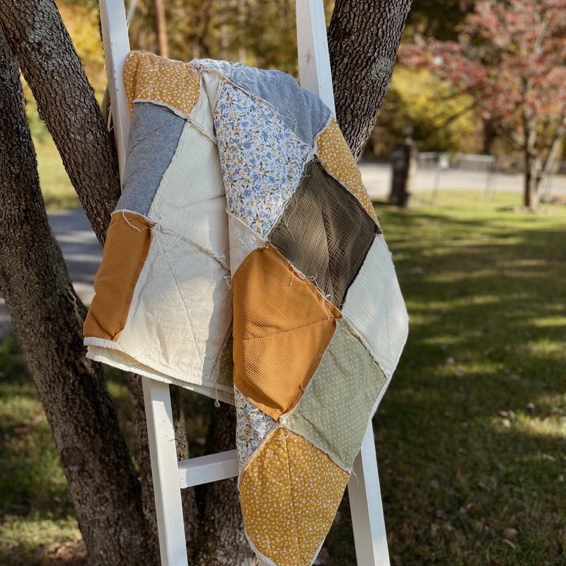 Queen Size Rag Quilt - Etsy