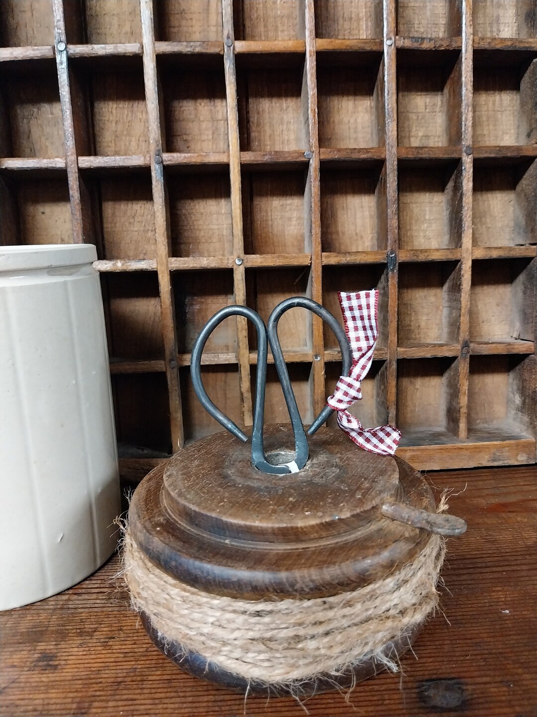 Indian Bobbin String Holder and Scissors - Etsy