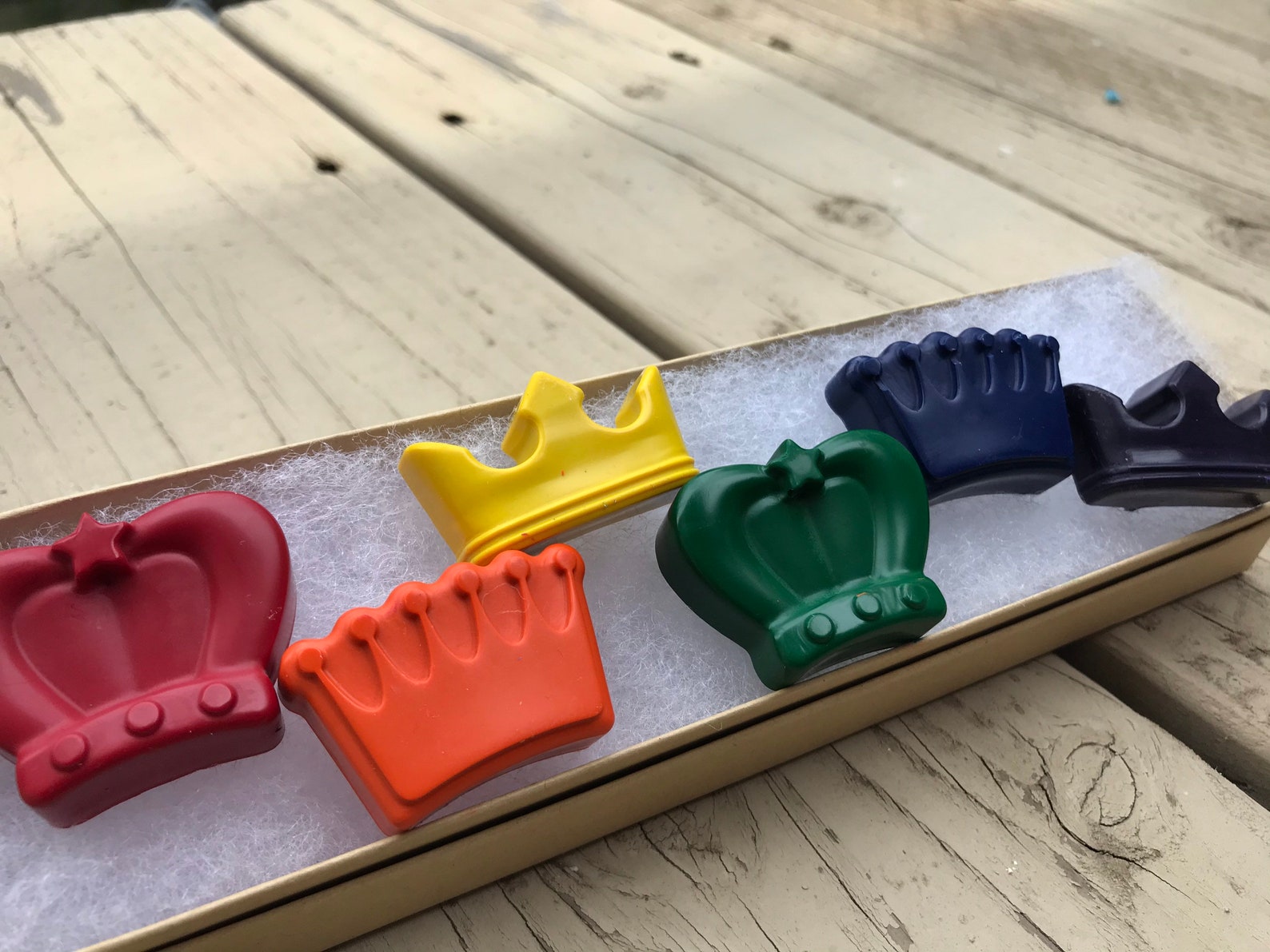 Crown Crayon Box // Crown Gift // Princess Gift // Princess Crayons ...