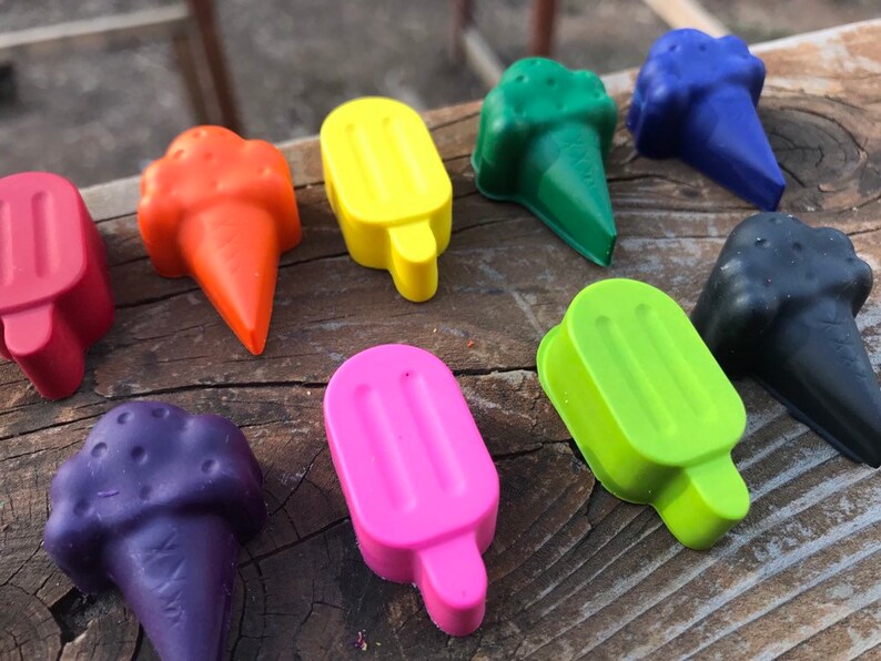 Ice Cream Party // Ice Cream Crayons // Food Crayon // Pool Party ...