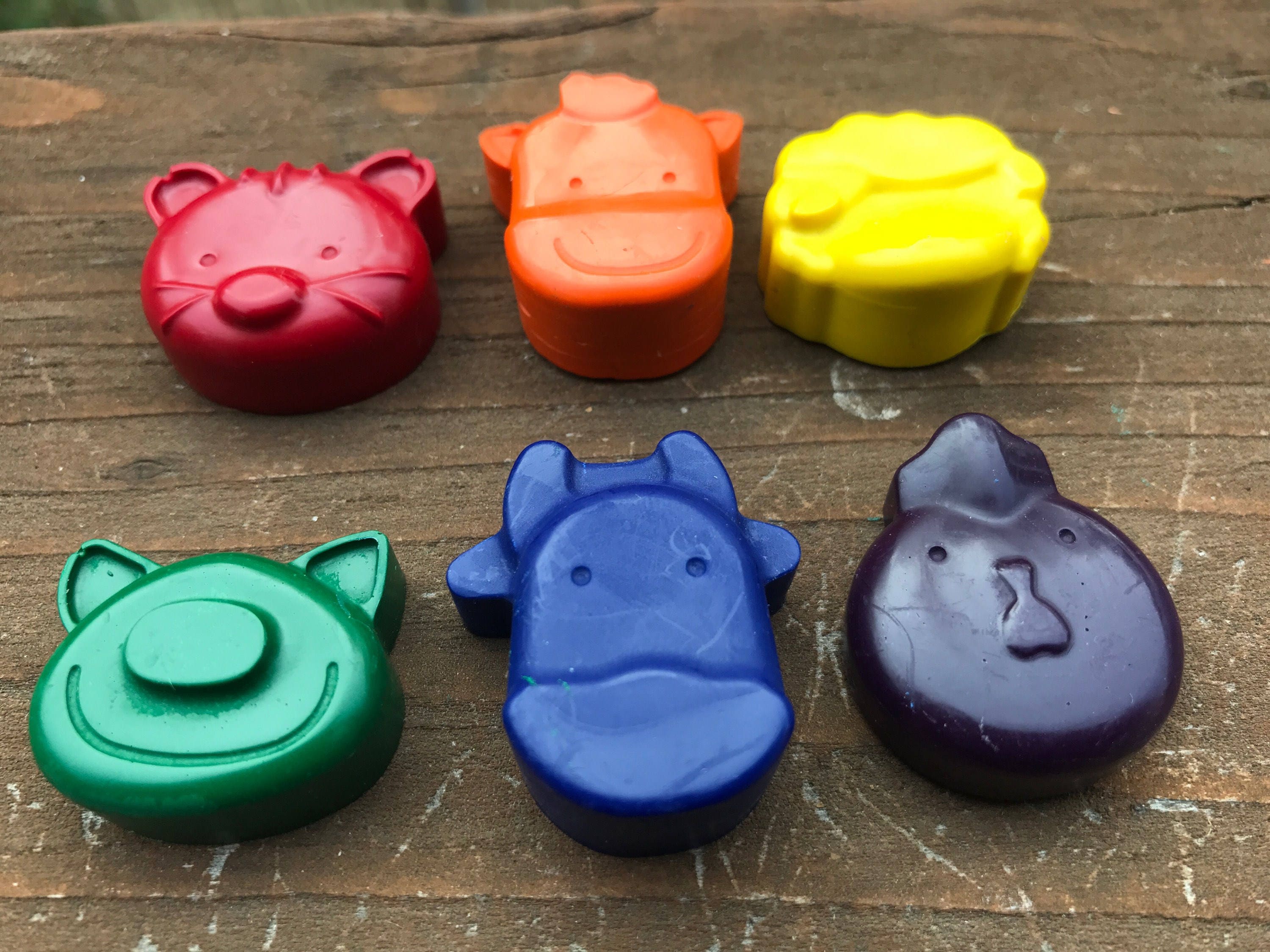 Animal Crayons // Farm Crayons // Zoo Gift Bags // Zoo Crayons | Etsy