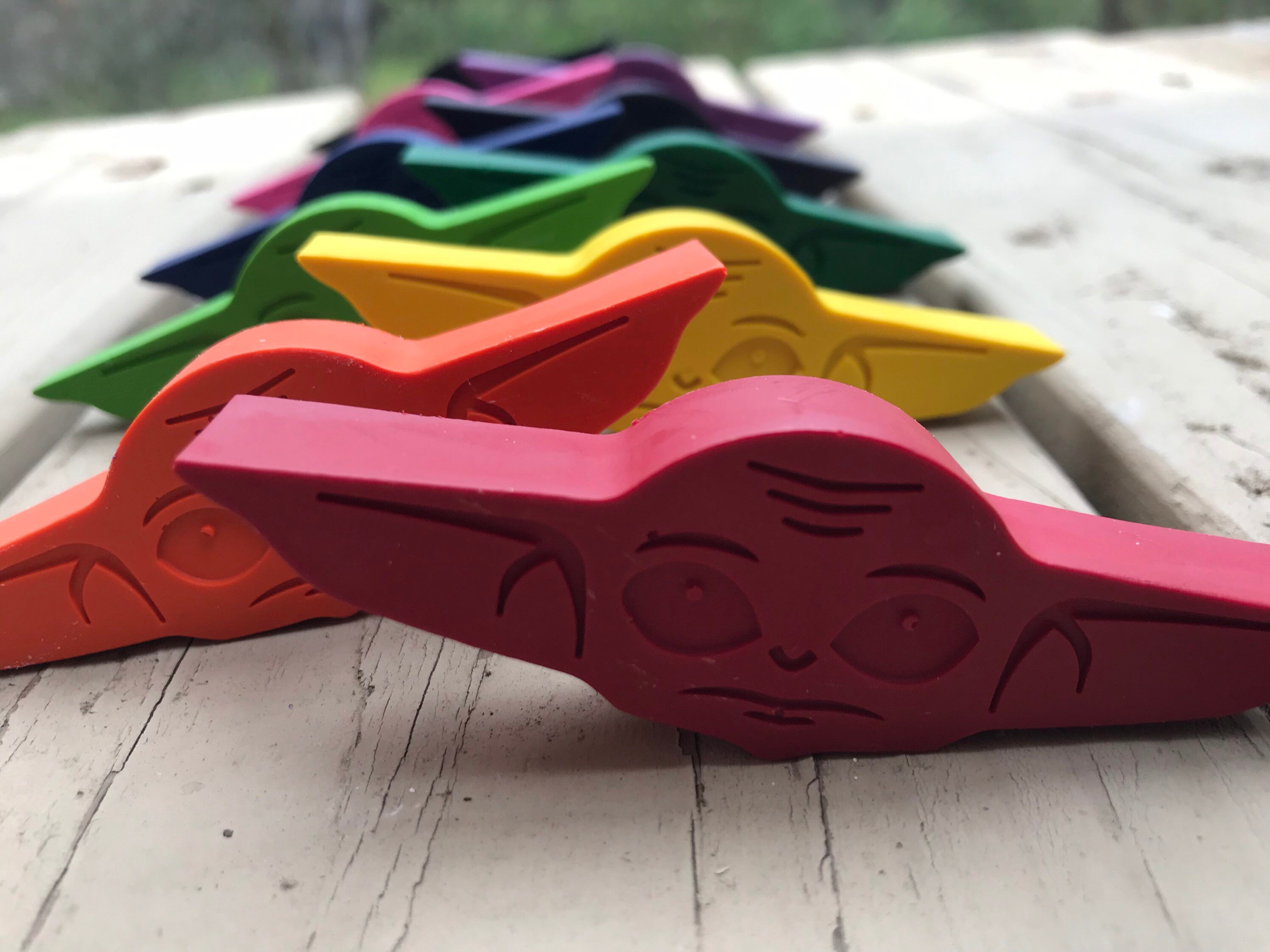 Baby Yoda Crayons // Grogu Crayons // Star Wars Crayons // Mandalorian ...