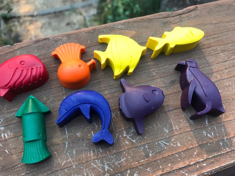 Under the Sea Crayons // Ocean Crayons // Under the Sea - Etsy