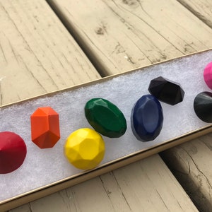 Gem Crayons // Diamond Crayons // Kids Crayon Box // Personalized Kids ...