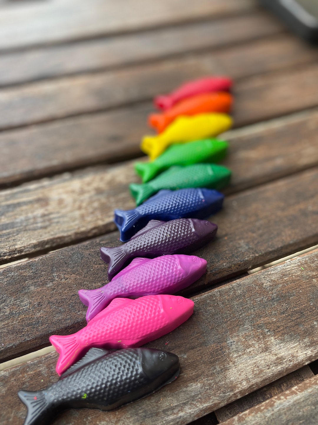 Fish Crayons // Fishing Birthday // Fishing Crayons // Ocean Birthday ...