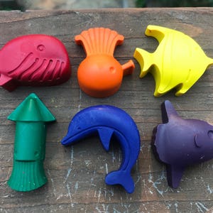 Under the Sea Crayons // Ocean Crayons // Under the Sea Birthday ...