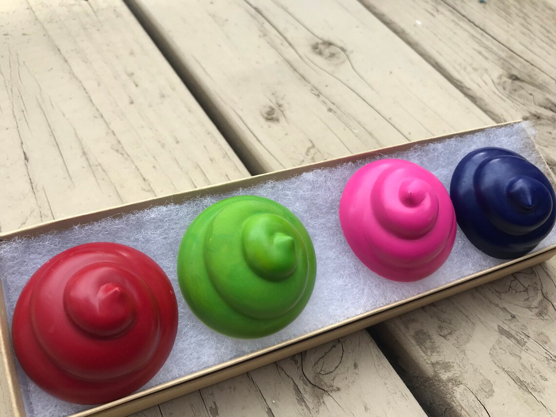 Poo Crayons // Large Poo Crayon Box // Poop Crayons // Kids | Etsy
