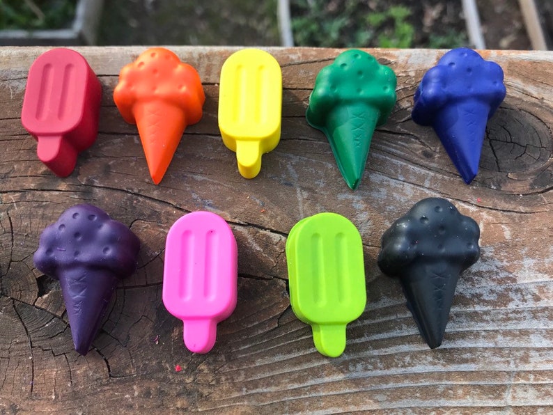 Ice Cream Party // Ice Cream Crayons // Food Crayon // Pool Party ...