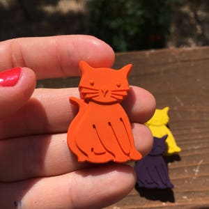 Cat Crayons // Kitty Cat Crayons // Crayon Party Favor // Crayon Goodie ...