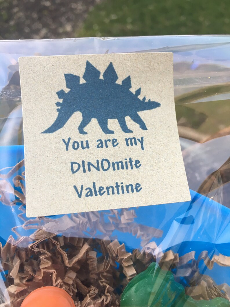 Dino Valentines for Kids // Personalized Valentine // Dino | Etsy