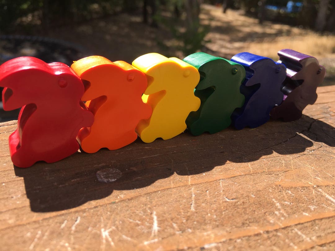 Easter Crayons // Bunny Crayons // Bunny Rabbit Crayons // Easter ...