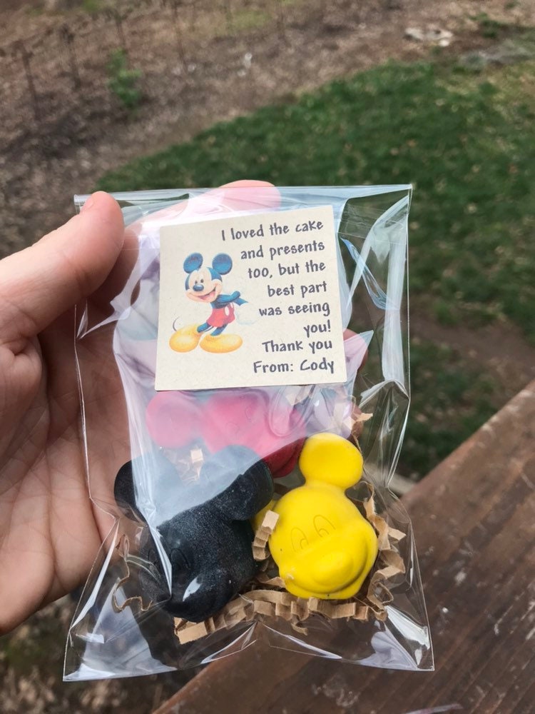 Mickey PARTY FAVORS // Disney Favors // Disneyland Party | Etsy