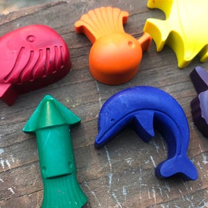 Under the Sea Crayons // Ocean Crayons // Under the Sea Birthday ...