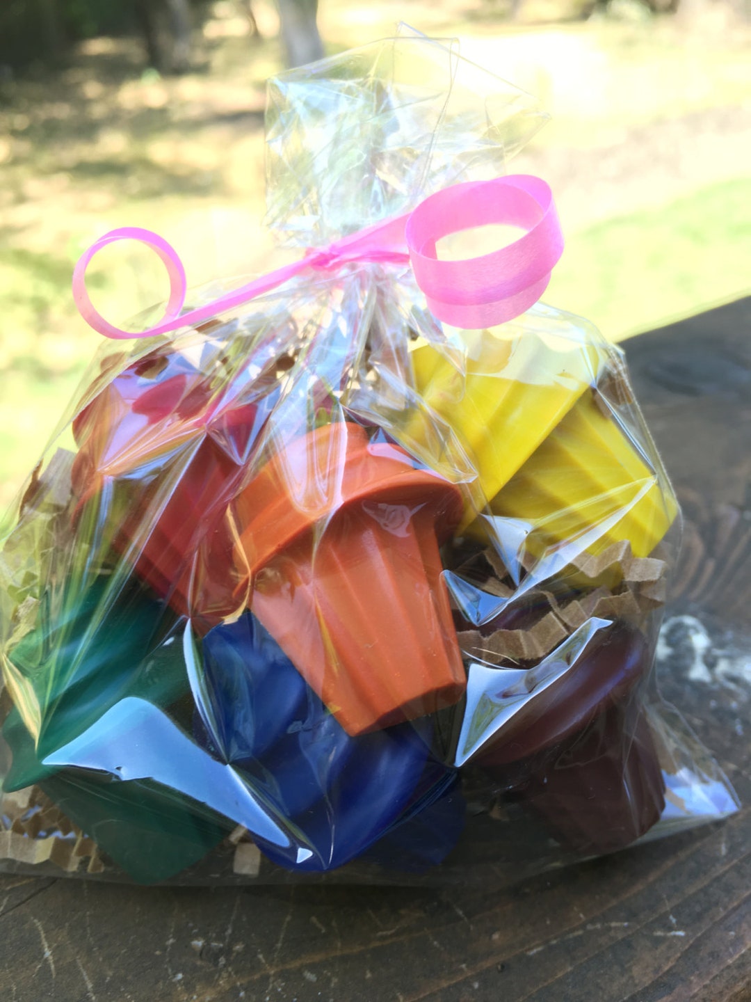 Kids PARTY FAVOR Crayons // Cupcake Party Favors // Personalized Gift ...