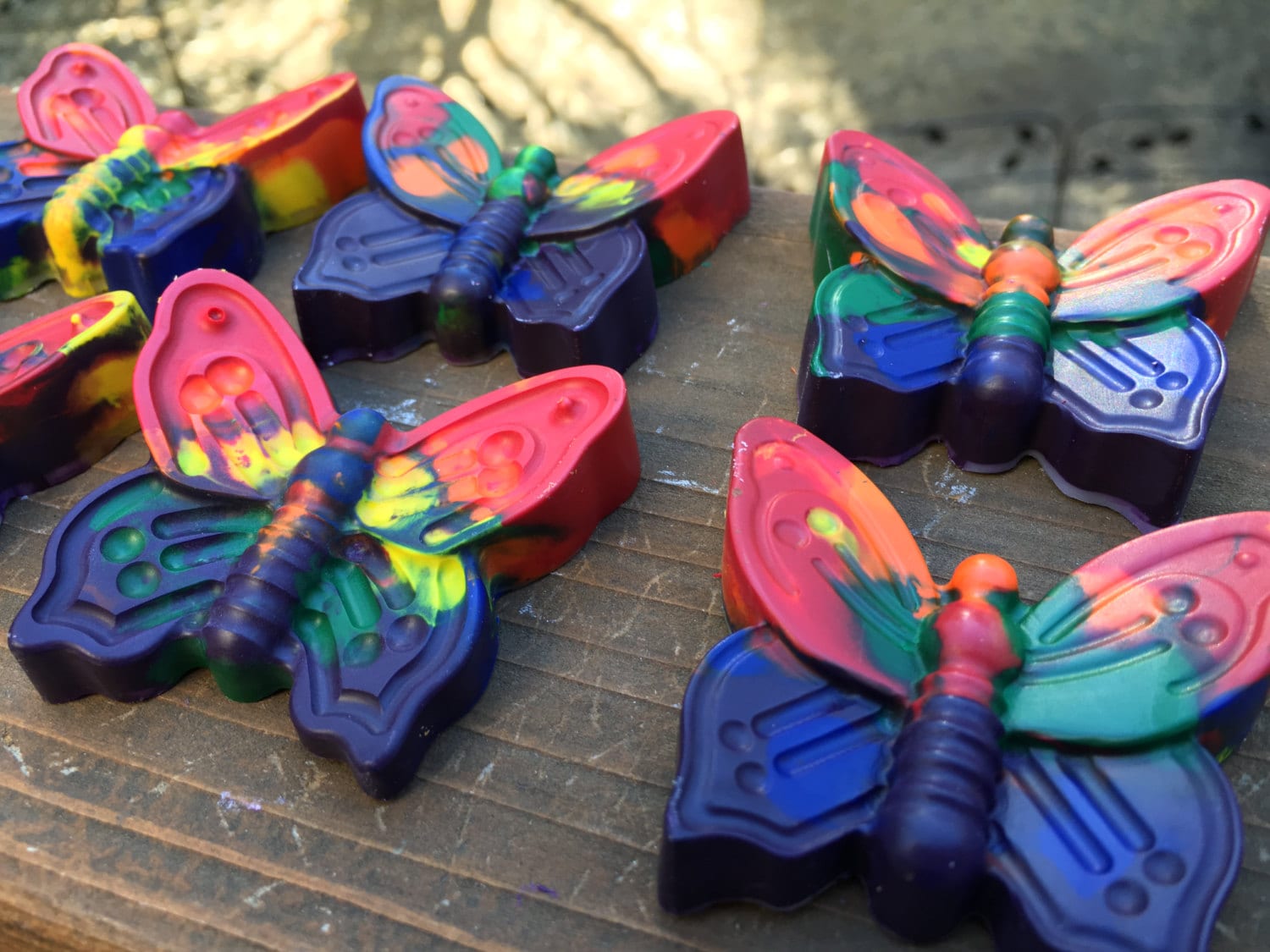 Kids Swirl Crayons // Kids Butterfly Crayons // Butterfly - Etsy