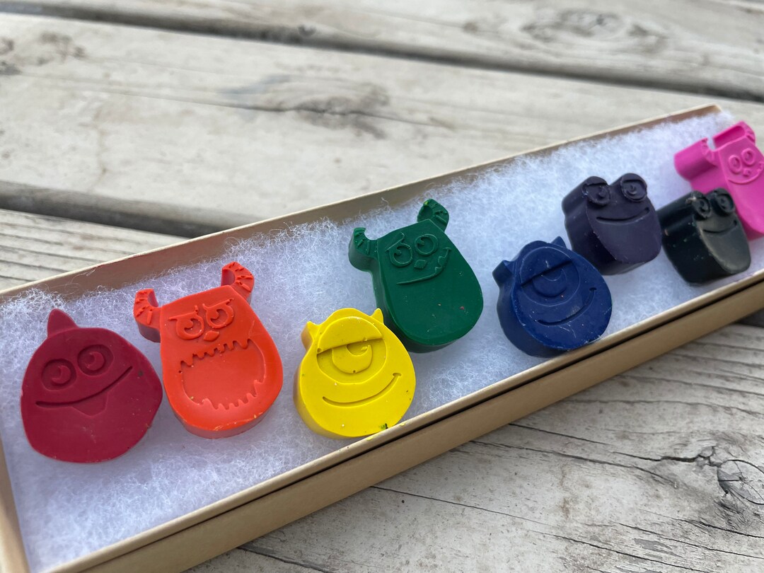 Monsters Inc Crayons // Monsters Inc Gift // Monsters Inc Coloring ...