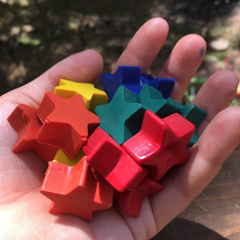 Crayon Stars - Etsy