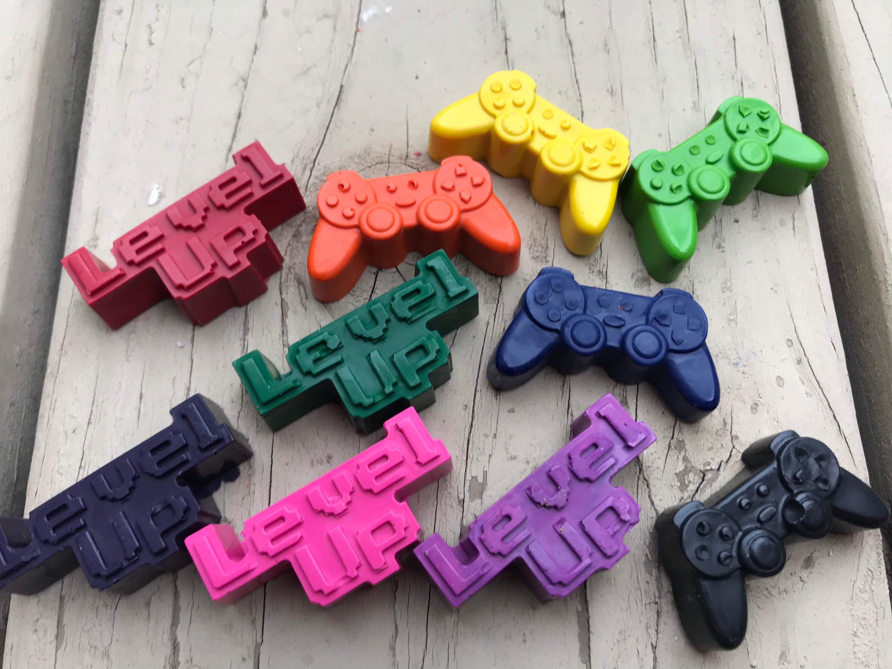 Video Game Crayons // Gamer Crayons // Kids Crayons // Video - Etsy