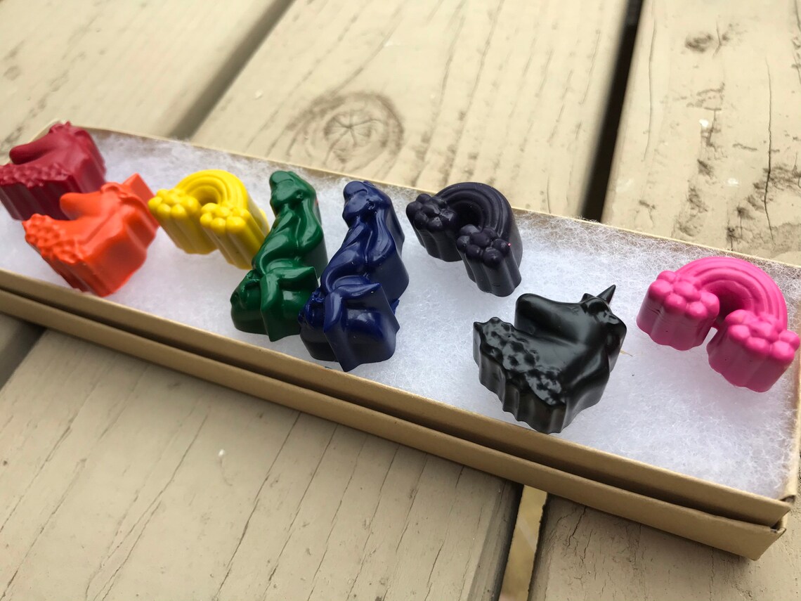 Rainbow Crayons // Unicorn Crayons // Mermaid Crayons // Rainbow Crayon ...