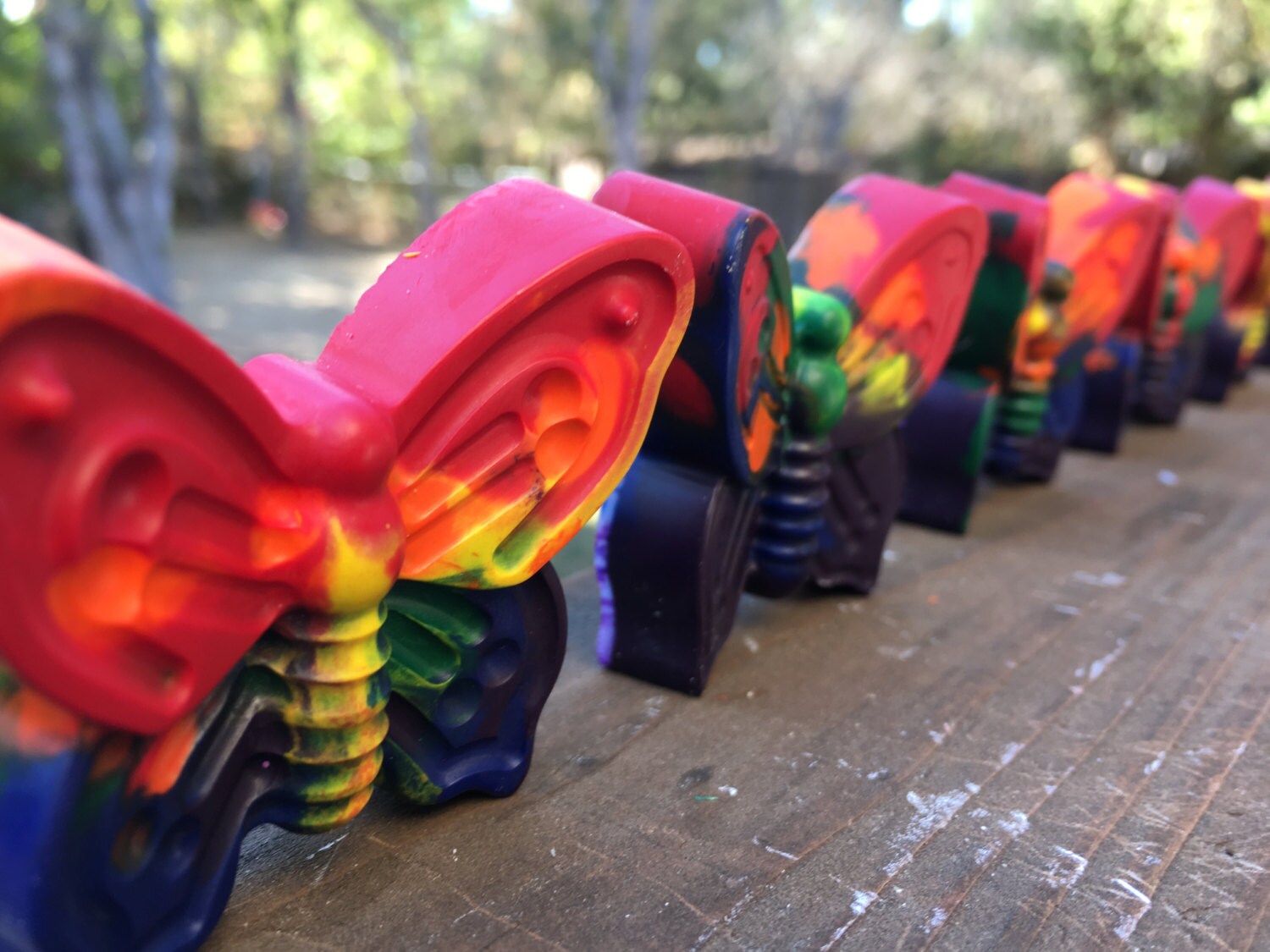 Butterfly Crayons // Large Crayons // Crayon Party Favor // - Etsy