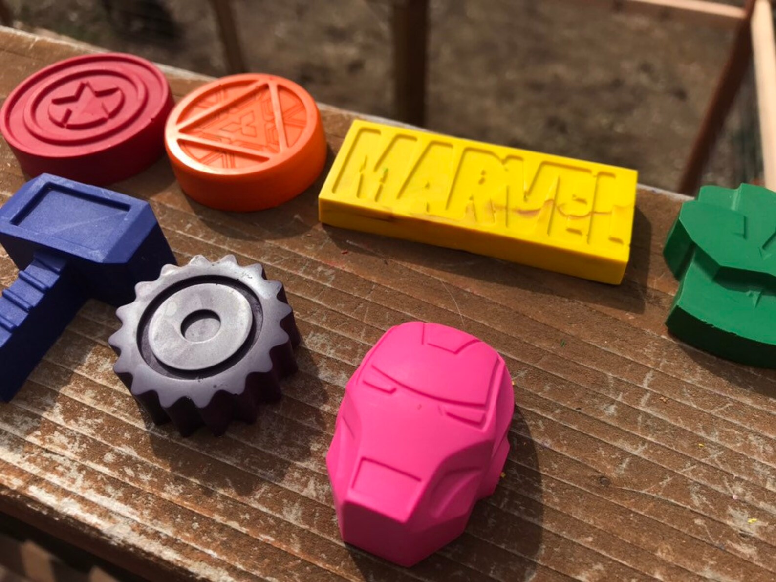 Avenger Crayons // Marvel Crayons // Hulk Crayons // Ironman Crayons ...