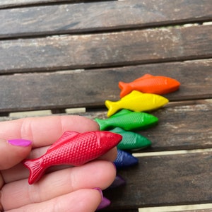 Fish Crayons // Fishing Birthday // Fishing Crayons // Ocean Birthday ...