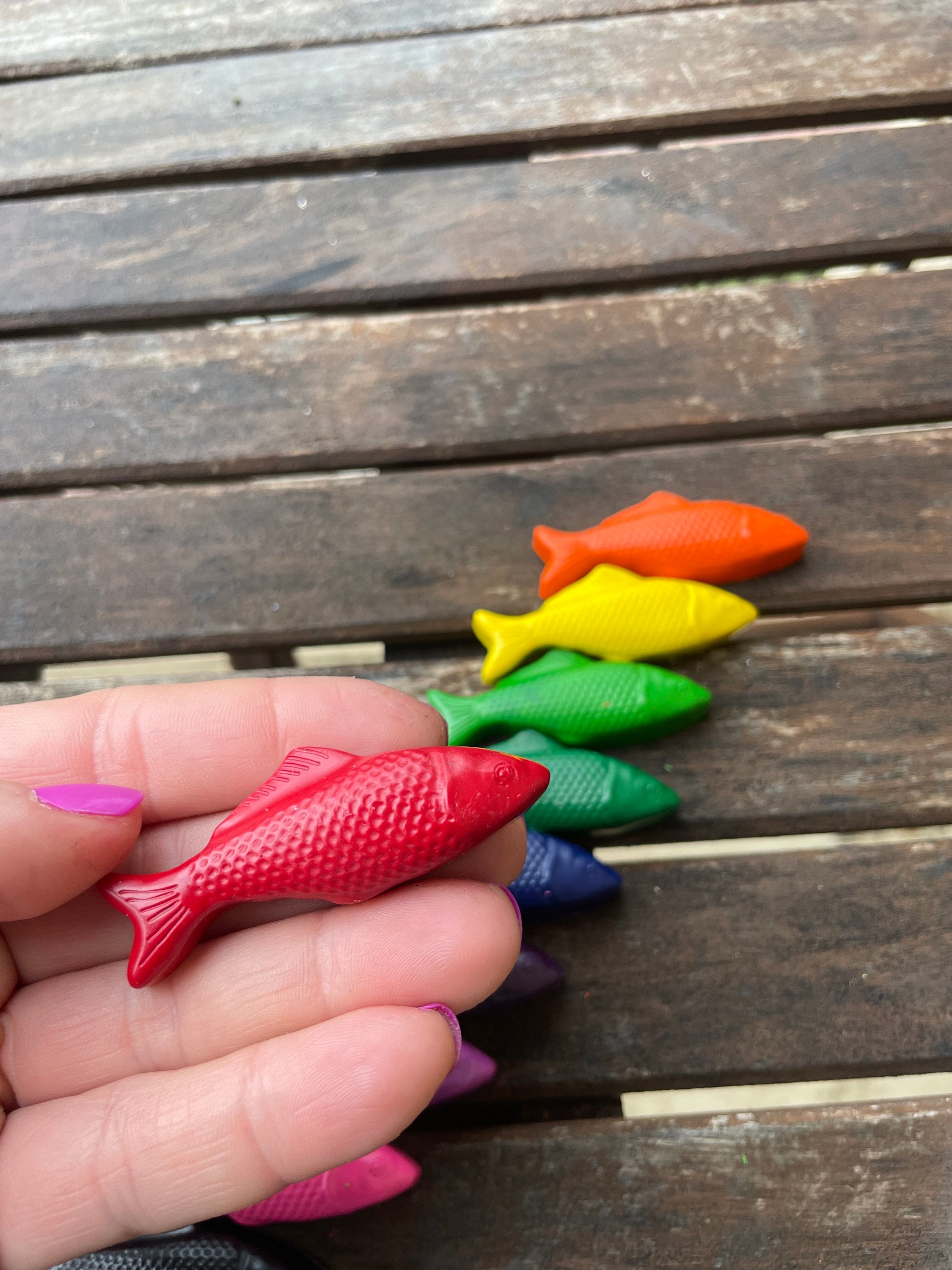 Fish Crayons // Fishing Birthday // Fishing Crayons // Ocean Birthday ...