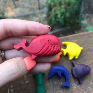 Under the Sea Crayons // Ocean Crayons // Under the Sea Birthday ...