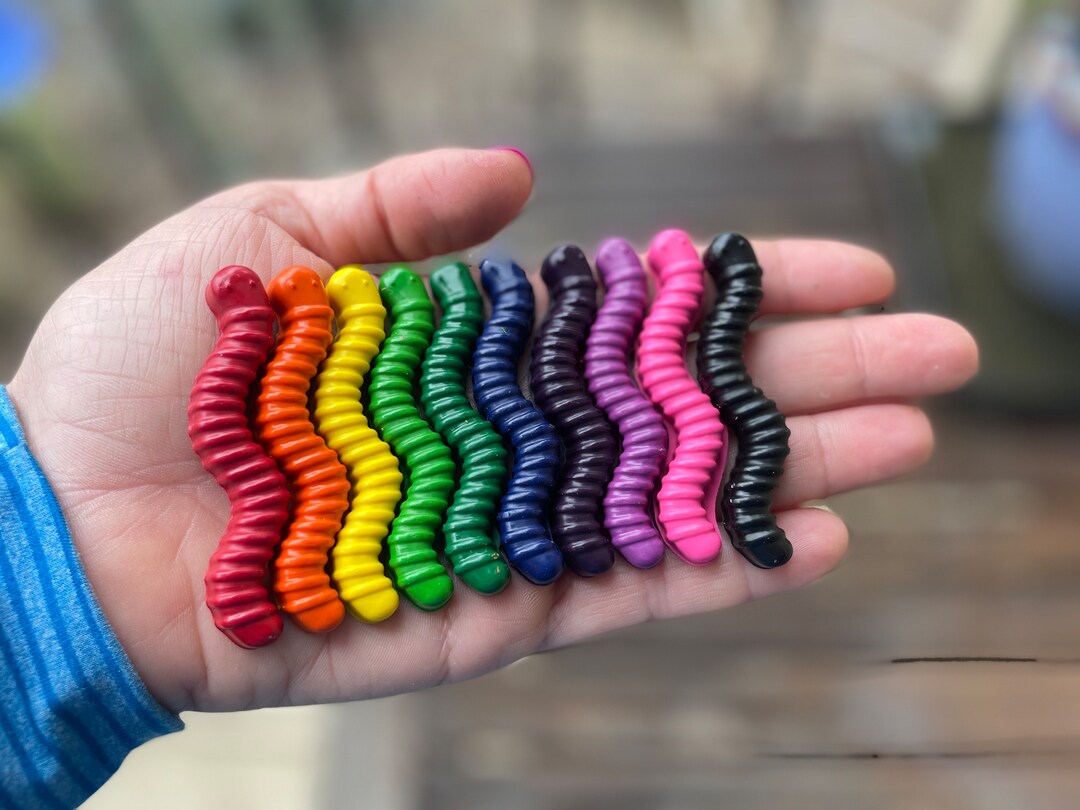 Worm Crayons // Worm Party // Insect Party // Insect Birthday // Insect ...